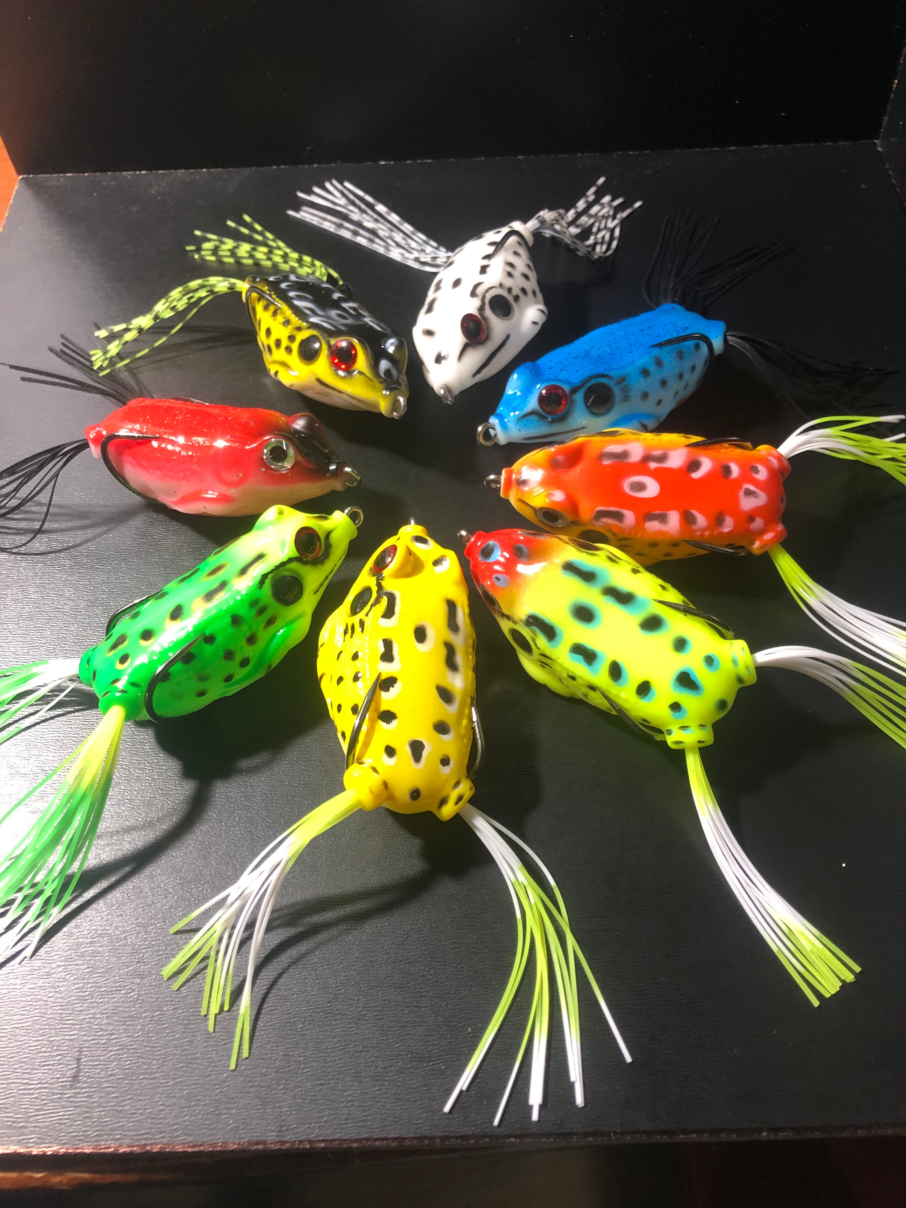 Top Water Frogs 8 colors and 3 sizes – MOJO TACKLE CO